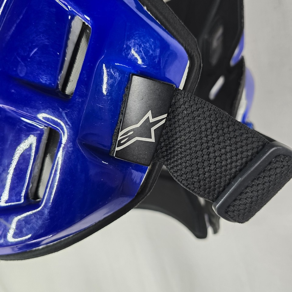 Alpinestars A6 Roost Guard Adult Blue S/m 95-105 CM Under Jersey Chest ...