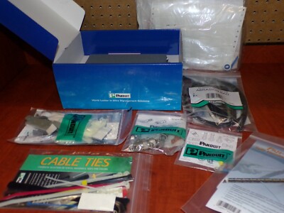 Panduit Sample Box - Wire Wraps, Terminals, Abrasion Bag, Cable Ties ...