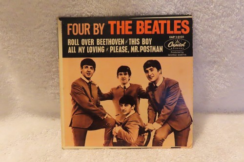 THE BEATLES “FOUR BY THE BEATLES” US 1964 CAPITOL EAP1-2121 45RPM EX ...