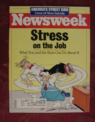 NEWSWEEK magazine April 25 1988 Stress On The Job Runaways Frank ...