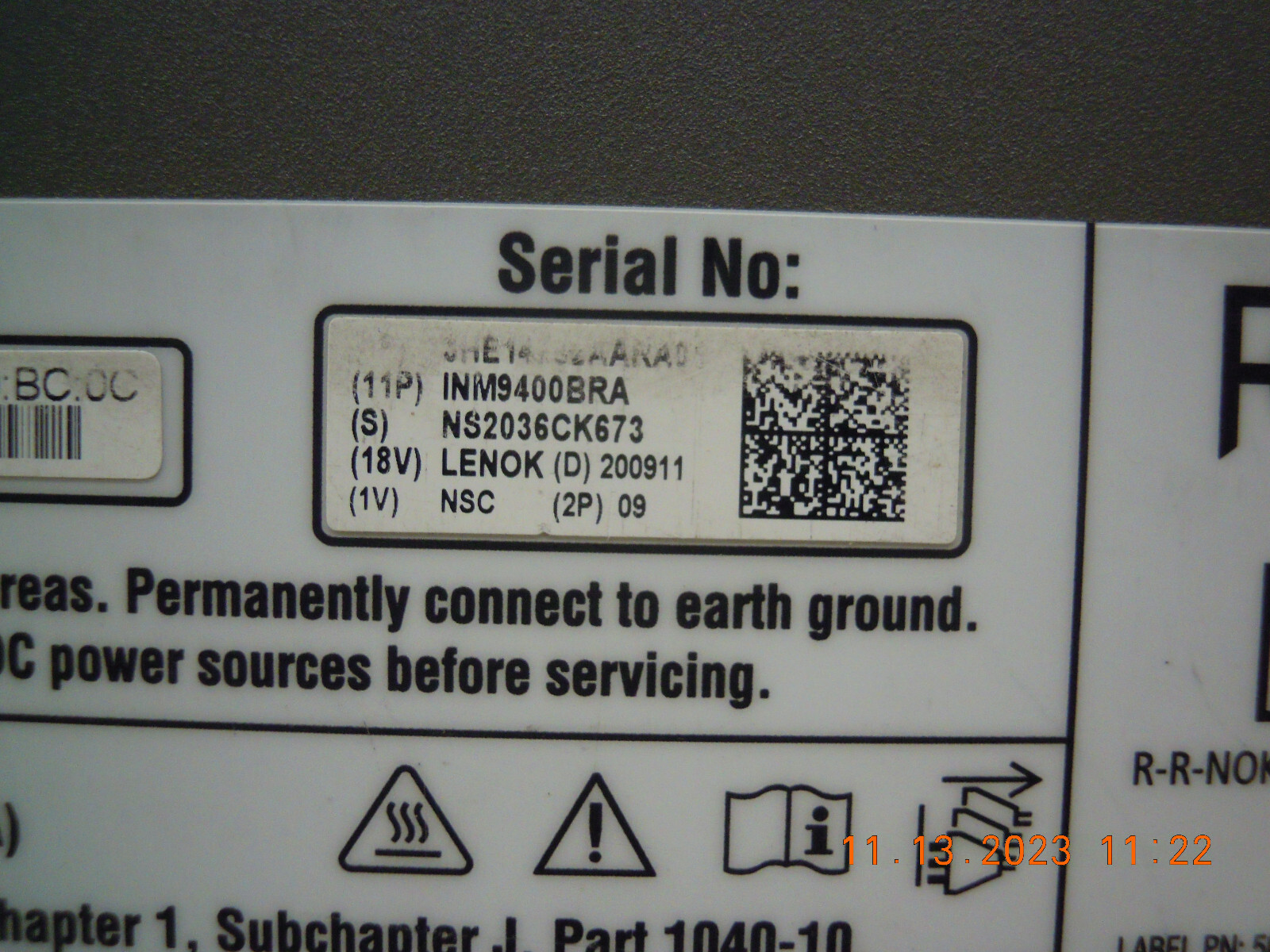 Nokia 3HE14782AA 7250 IXR-e 24SFP+ 8SFP28 2QSFP28 & 1 DC P/S Router # ...