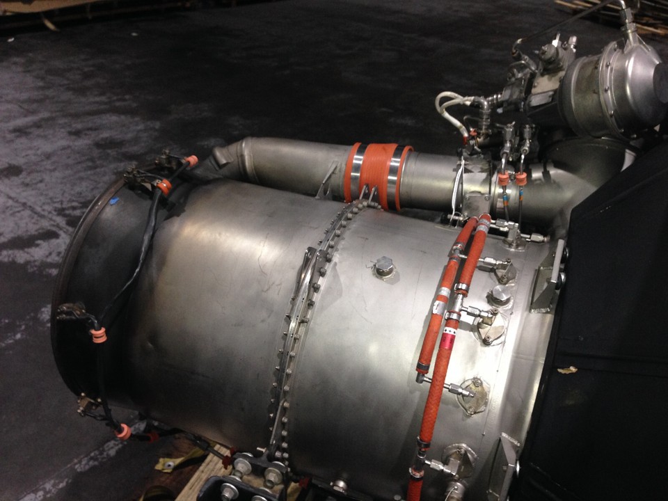 Garrett Airesearch GTCP660-4 B747 aircraft gas turbine engine APU ZERO ...