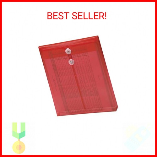 Smead Poly Envelope, 1-1/4" Expansion, String-Tie Closure, Top Load ...