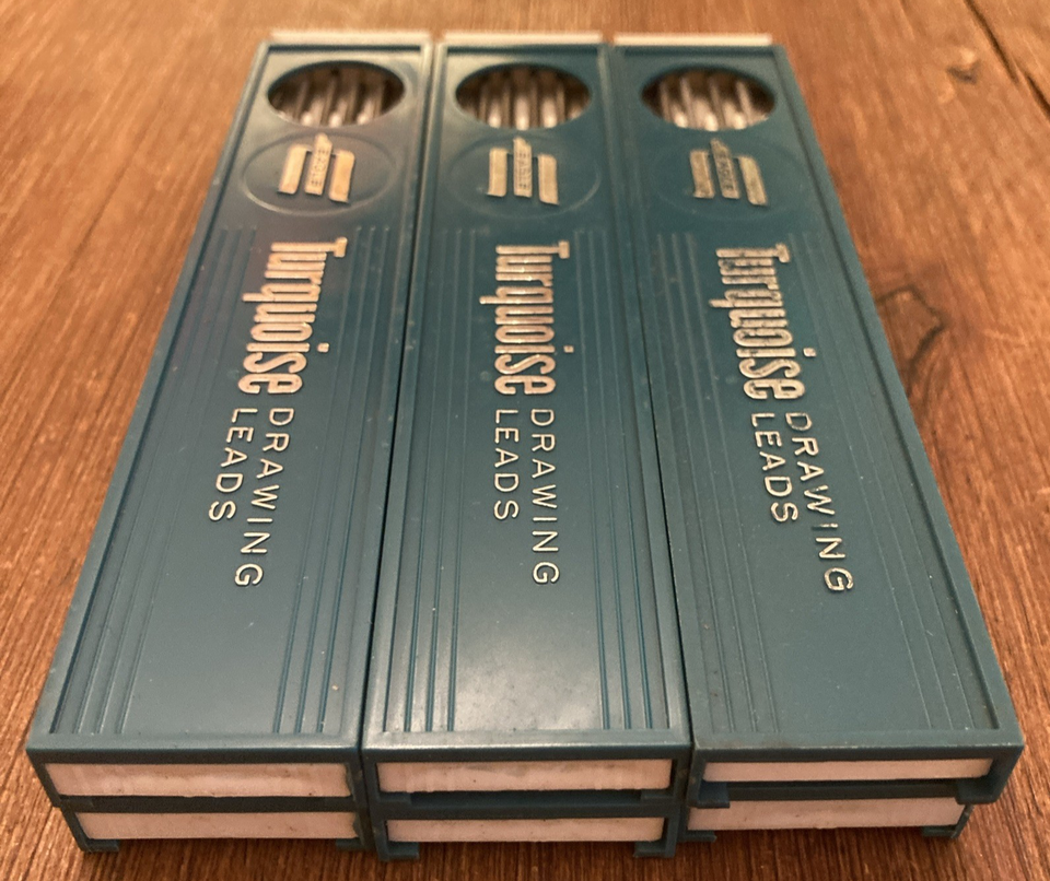 Vintage Berol Turquoise 2375 Drawing Leads (6 Dozen Leads) | eBay