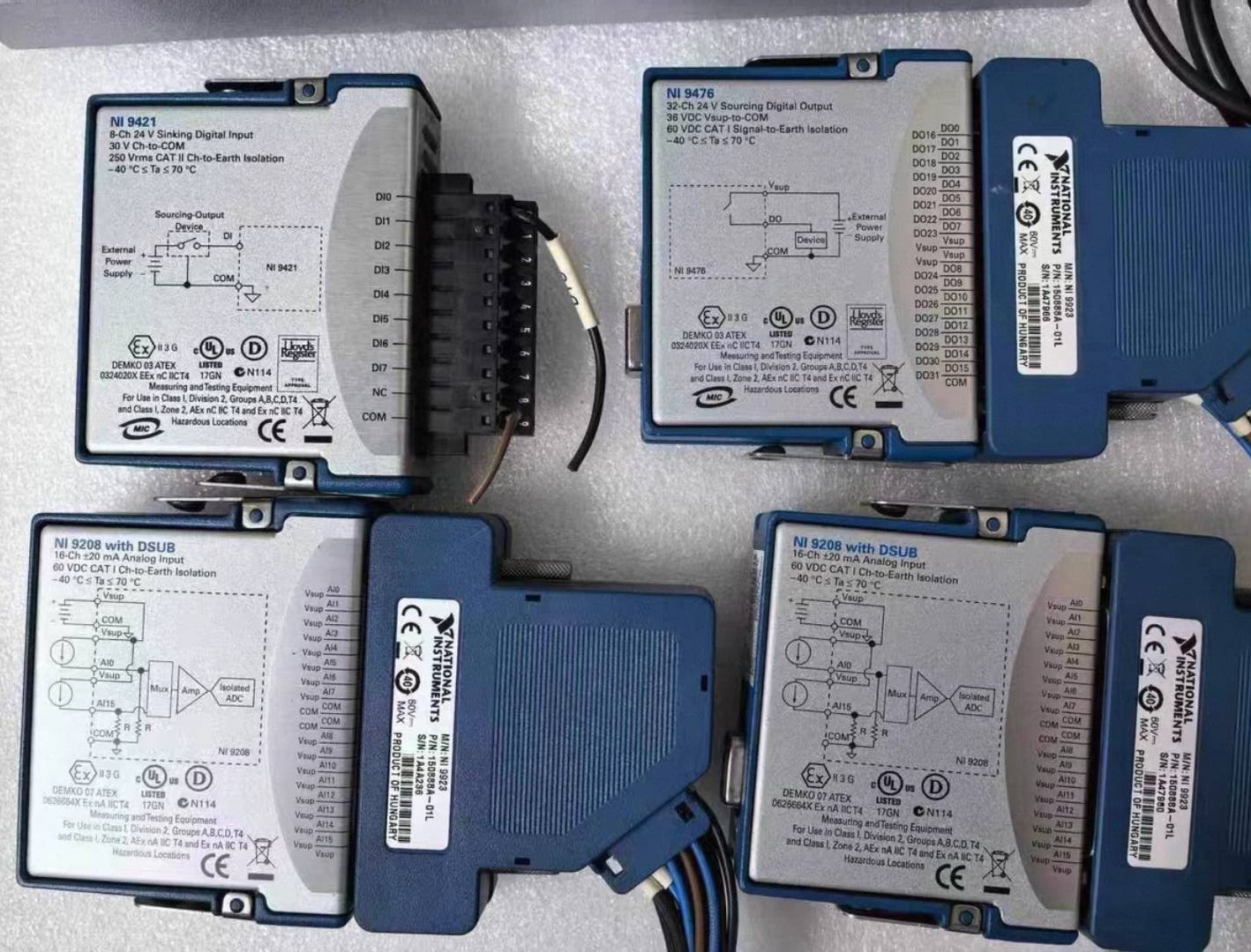 National Instruments NI 9208 cDAQ Analog Current Input Module, 24-Bit w ...