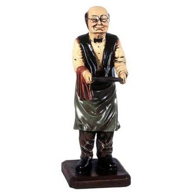 Connoisseur Statue - Old Man Butler Statue Holding Tray 2FT - Butler ...