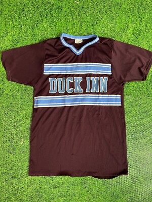 VINTAGE Speedline Jersey Mens Large Athletic Burgundy 80s Sewn Duck Inn ...