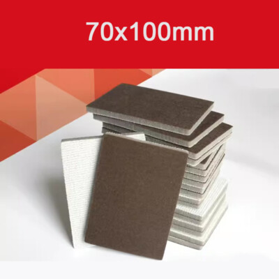 70mm×100mm Wet & Dry Sponge Sanding Block 300~2000 Grit Hook Loop ...