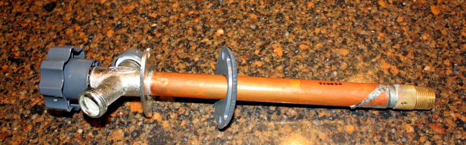 8" MANSFIELD STYLE ANTI-SIPHON WALL HYDRANT WITH GRAY HANDLE,PRIER 478 ...