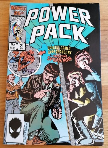 COMIC - Bronze Age Marvel Power Pack #21 Apr 1986 Austin Spider-Man ...