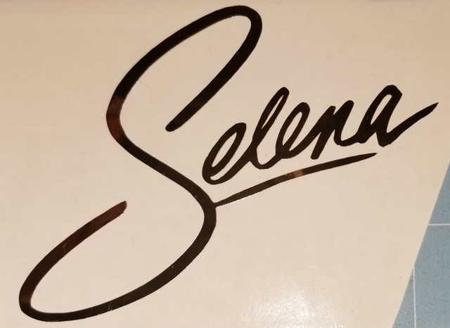 Selena Quintanilla Signature Logo Vinyl decal sticker GOLD | eBay
