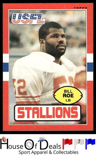 1985 Topps USFL #27 Bill Roe Birmingham Stallions Football card | eBay