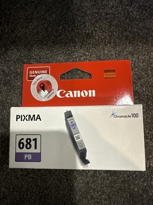 Canon Genuine CLI681PB Photo Blue Ink Cart for PIXMA TR7560 TR8560 ...
