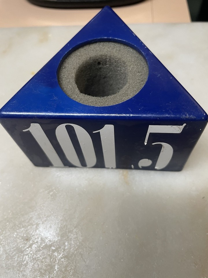 Miami Florida 101.5 Lite FM vintage Radio Mic Flag used On AIR | eBay