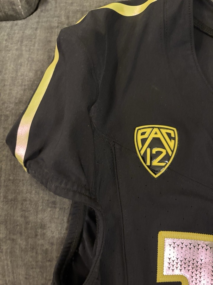 RARE 2020 Oregon Ducks Black Football Jersey Men’s 40 Nike Team Issued ...