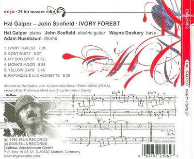 HAL GALPER / JOHN SCOFIELD IVORY FOREST [REMASTER] NEW CD 63757210627| eBay