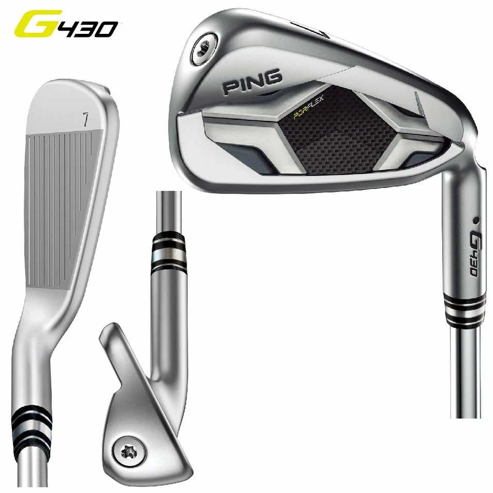 Ping G430 Black Dot Iron Set 5-PW, AW DG 105g Steel RH Stiff Flex Golf ...