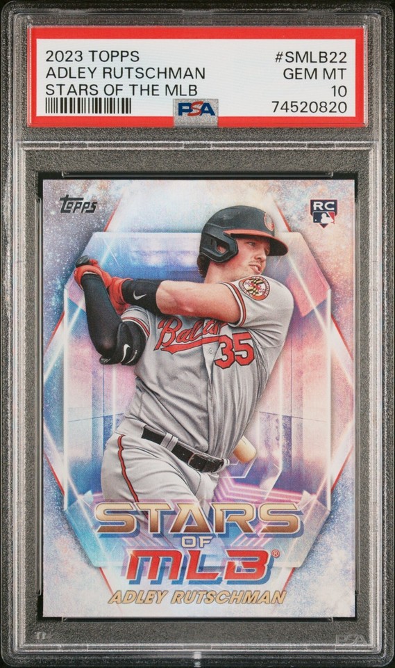 Adley Rutschman 2023 Topps Stars of MLB Rookie Card #SMLB-22 PSA 10 GEM ...