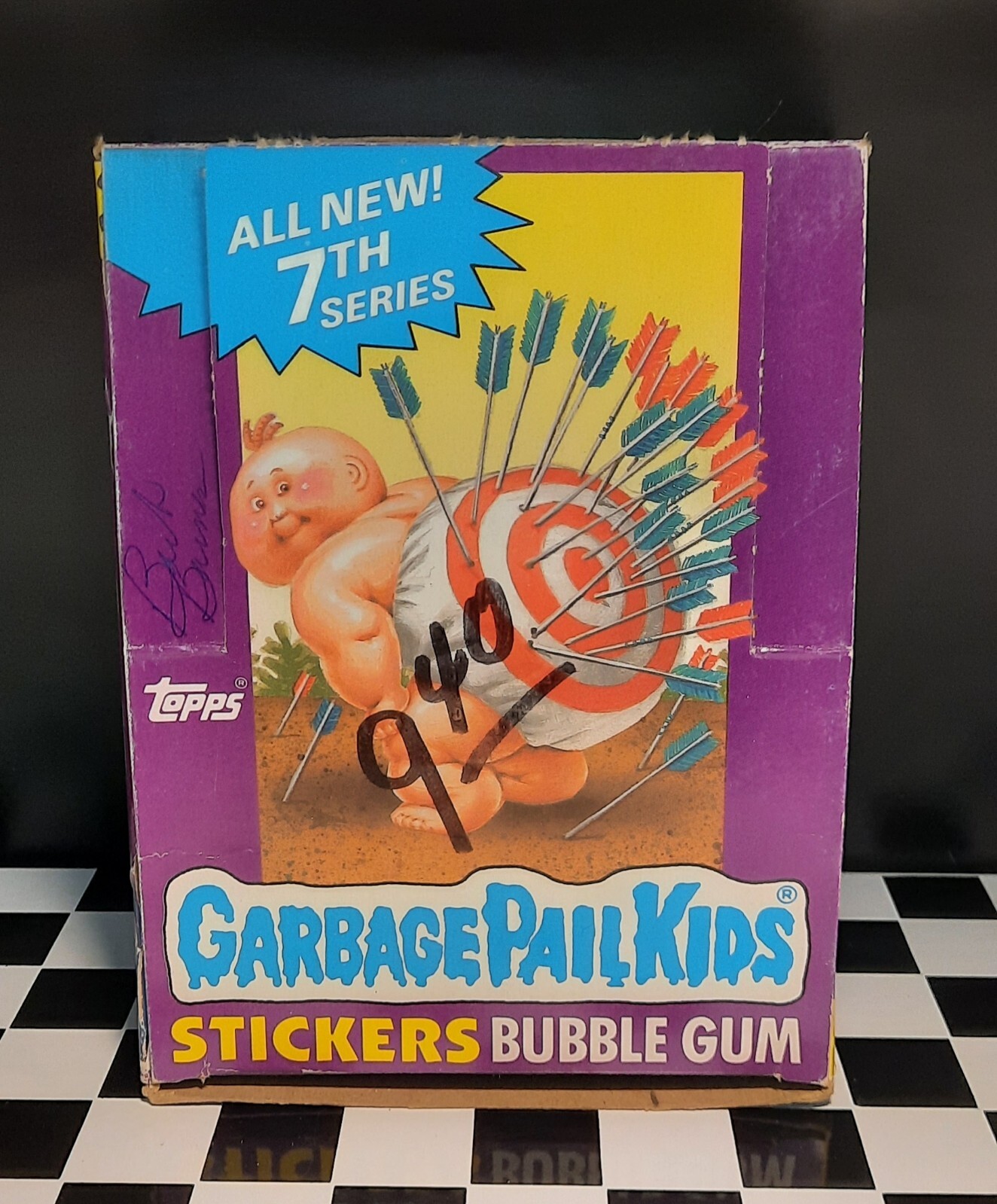 1 Used Garbage Pail Kids Wax Packs Box - GPK Series 7 OS7 Complete *see ...