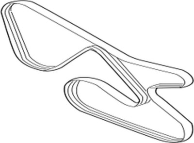 252122C001 Hyundai Vribbed belt 252122C001, New Genuine OEM Part | eBay