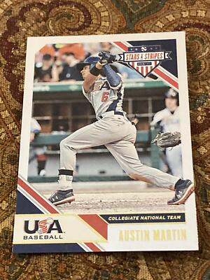 2020 Panini USA Baseball Stars & Stripes #6 Austin Martin | eBay