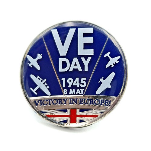 VE Day Badge - Blue | eBay UK