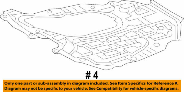 5144233220 Genuine Toyota Cover Engine Under 51442-33220 for sale ...