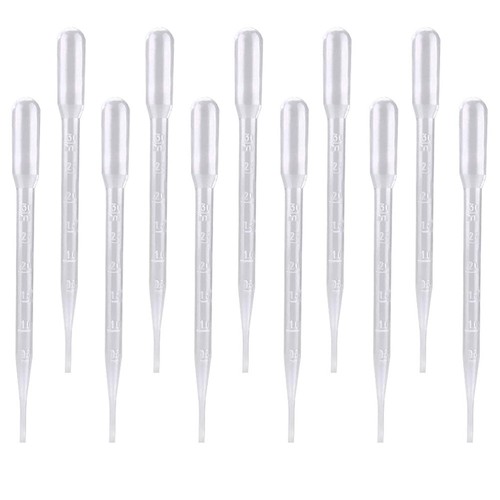 300 Pcs Graduated Dropper Droppers Pipettes Transfer Plastic Laboratory ...