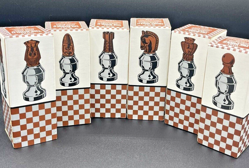Avon Chess Pieces-Set 6, Wild Country- Queen, King, Rook, Bishop, Pawn ...