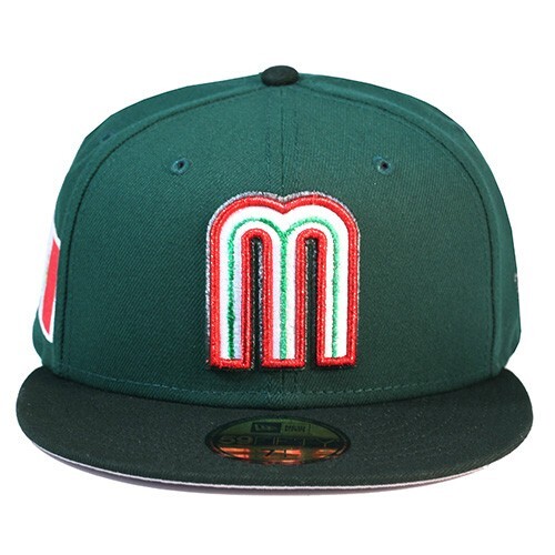 New Era Mexico Green Fitted Hat Official WBC Baseball National Team Cap ...
