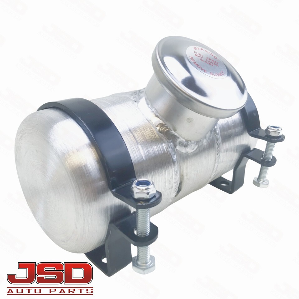 Fuel Tank 0.38 Gal 4x8'' 1/4 NPT Center Fill Aluminum Spun Gas Tank For ...