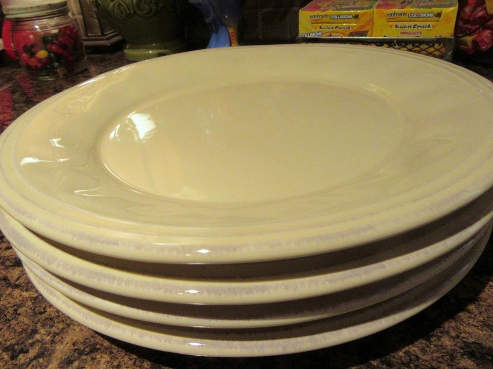 NEW Rachael Ray Cucina Stoneware Dinnerware (1) Dinner Plate Almond ...