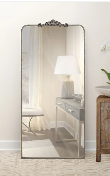 Ravena Floor Mirror - 30" W x 65" H - Silver | eBay