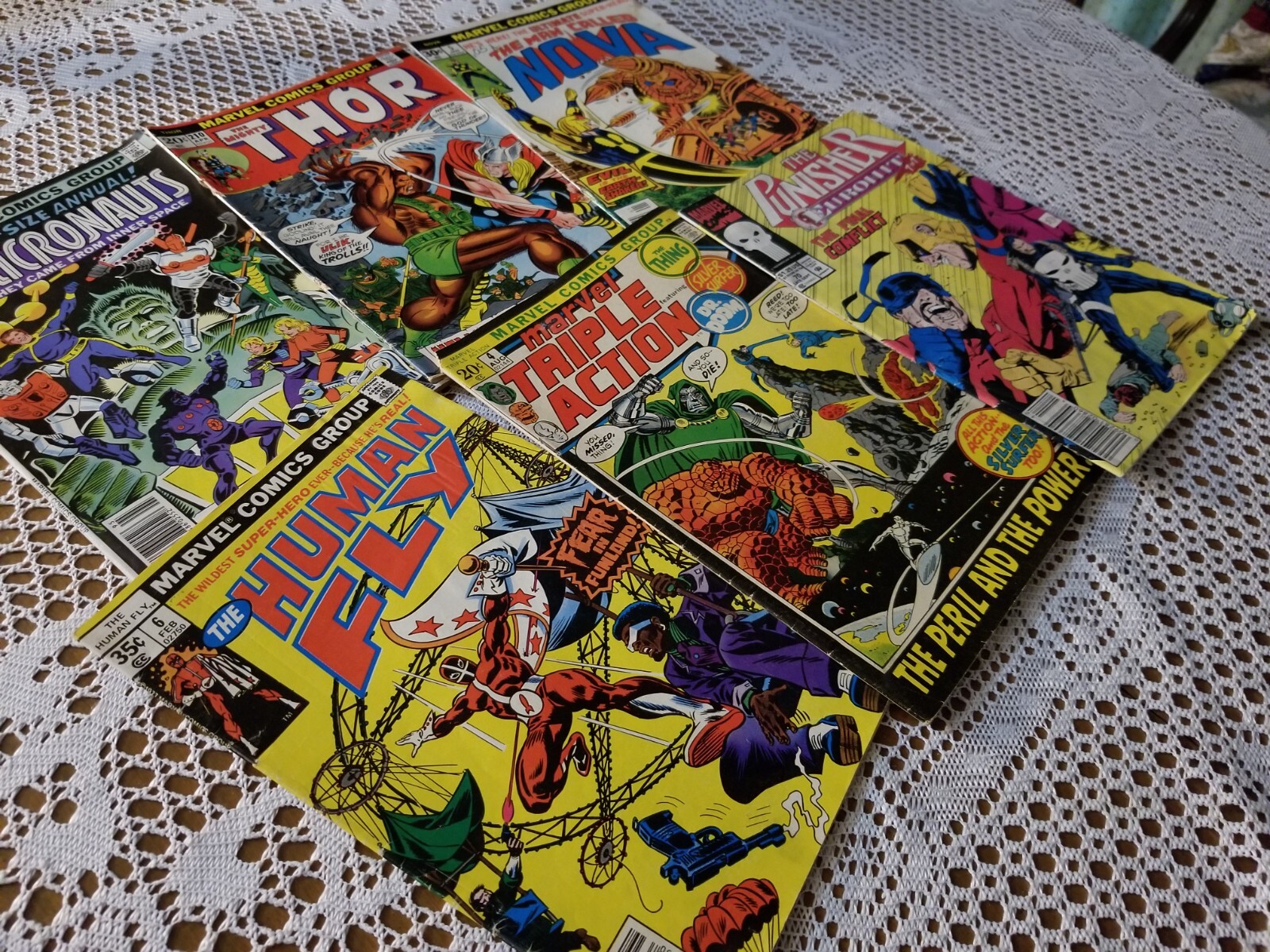 Marvel Comic Group (Superhero and Sci Fi) Lot of 6 Vintage Comic Books ...