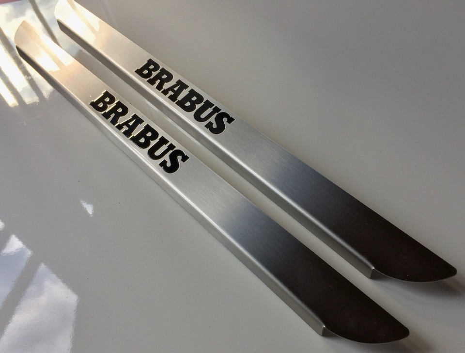 Battitacco Smart Brabus 451 ForTwo da 2008 a 2013 acciaio inox satinato ...