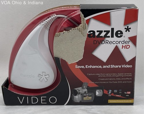 NEW Dazzle DVD Recorder Plus Video Capture Device Video Editing ...