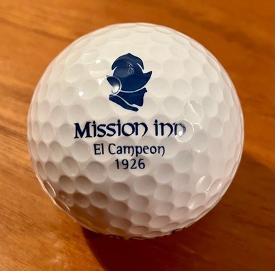 Mission Inn "El Campeon 1926" (Florida) Logo Golf Ball | eBay