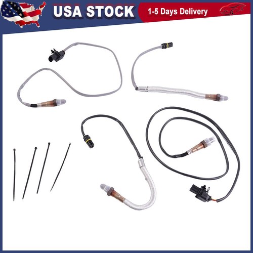 4x Oxygen Sensor O2 Sensor For BMW 128i 328i 328xi X3 X5 2007-2013 N52 ...
