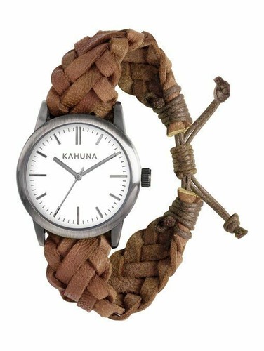 Gents Plaited Fabric Strapped Watch by Kahuna KGF 0009G | eBay