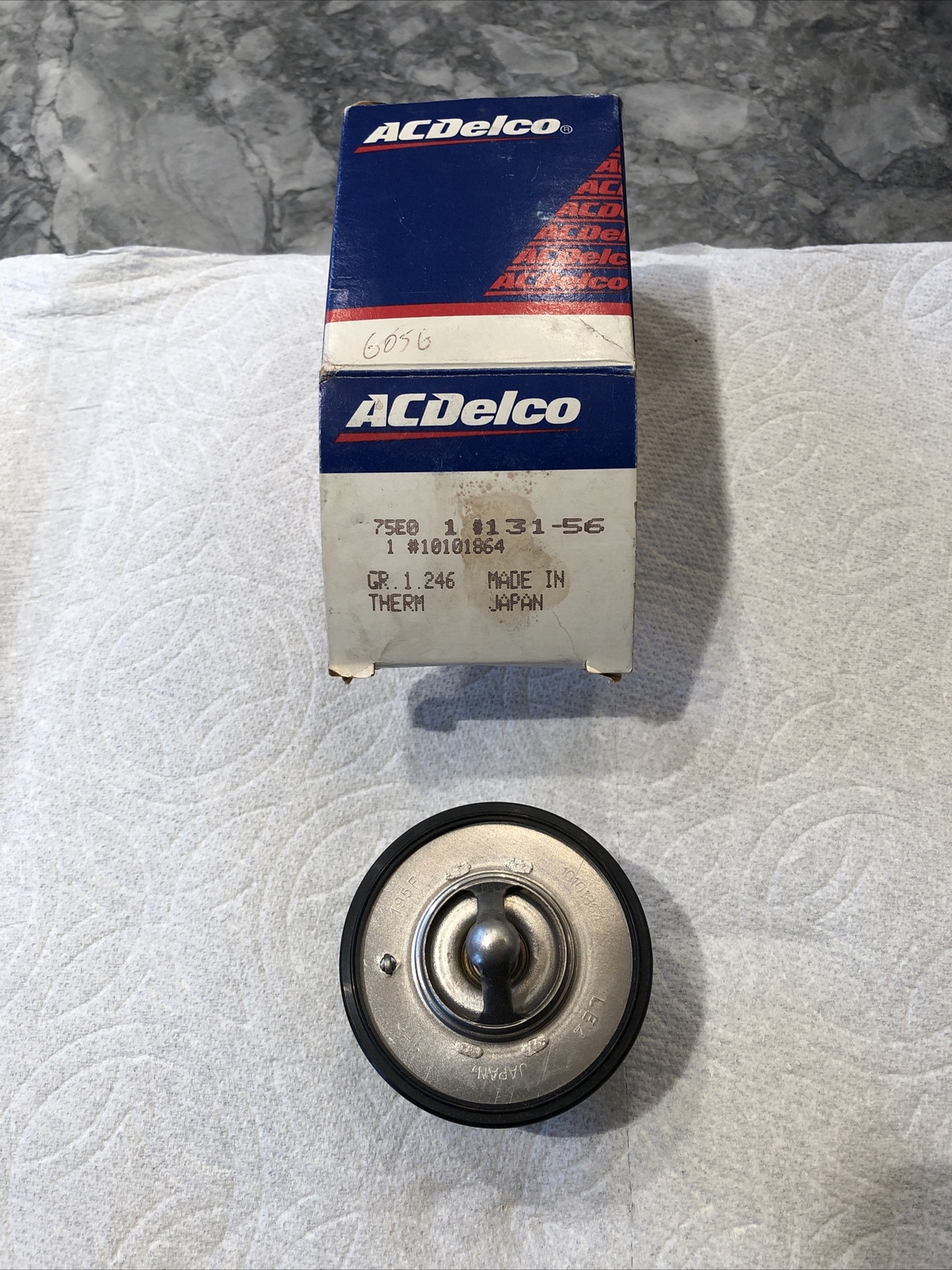 New Ac Delco 131-56 Engine Coolant Thermostat GM 10101864 Buick Skylark ...