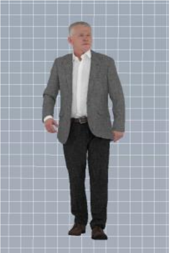 Diorama Street Scene Prop Resin 1/87 Chairman In Suit Figure Painted ...