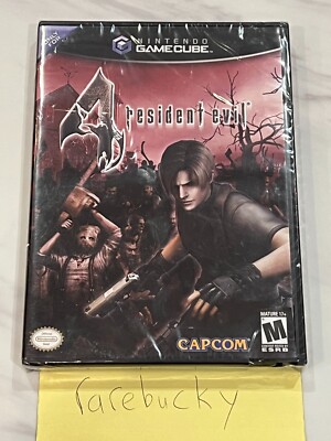 Resident Evil 4 (Nintendo Gamecube) NEW SEALED BLACK LABEL Y-FOLD ...