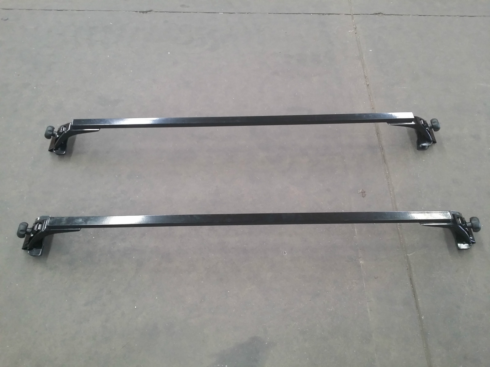2x Steel or Aluminium Roof Rack Cross Bar Gutter Fit 120cm | eBay