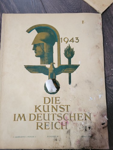 DIE KUNST IM DEUTSCHEN REICH 1943 Book Art Collection Softcover 14x11in ...