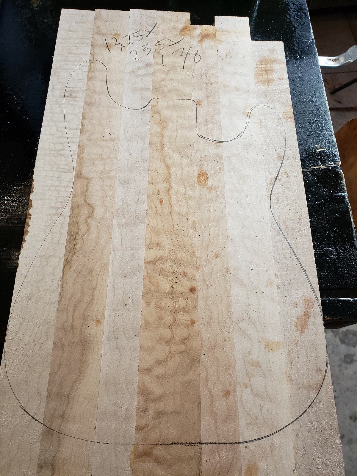 Quilted maple 5a GUITAR or BASS lumber. Exotic wood solid body for ...