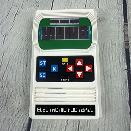 Mattel Electronic Football Handheld Video Game - Tested & Working ...