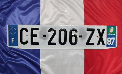 France French License Plate - Limousin - Haute-Vienne (Limoges) | eBay