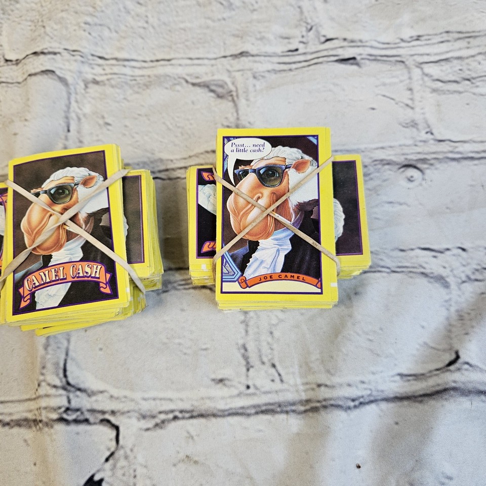 Huge Lot of Vintage Joe Camel Cash & C Notes - About 290 Pieces | eBay