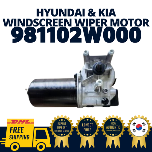 GENUINE OEM Hyundai Kia Windscreen Wiper Motor 981102W000 | eBay