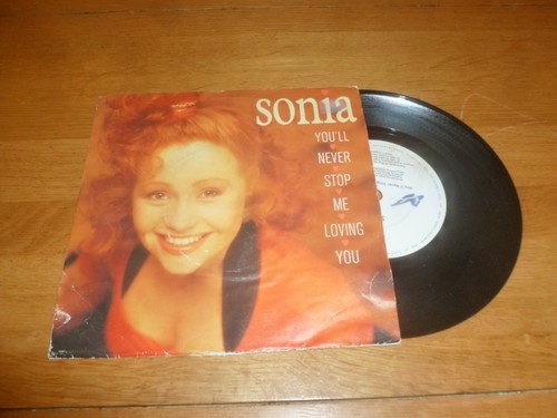 SONIA - You'll never stop me loving you - 1989 UK 2-track UK 7" vinyl ...